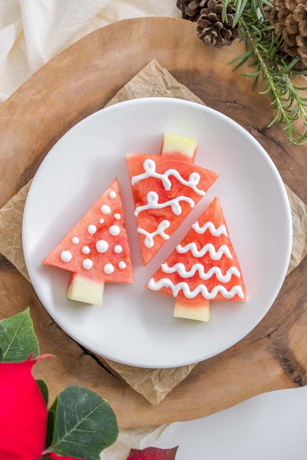 Watermelon Christmas Trees - Make It Skinny Please