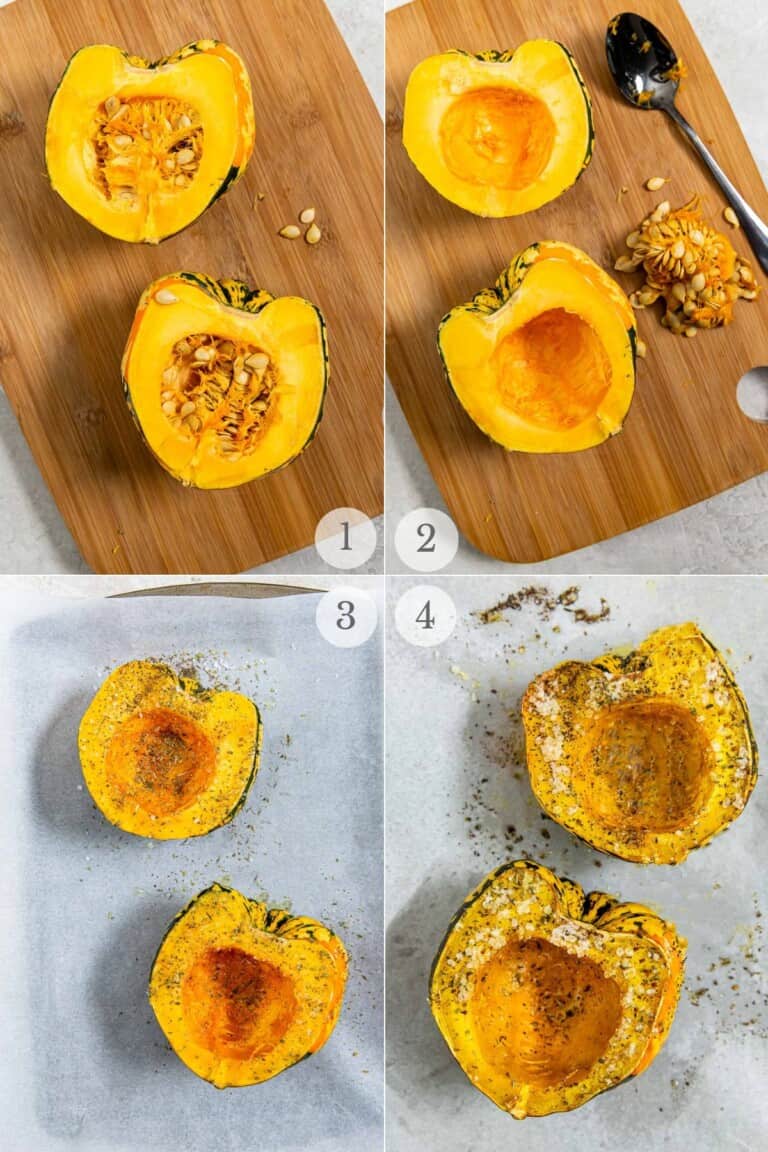Roasted Carnival Squash (oven & air fryer) - Make It Skinny Please