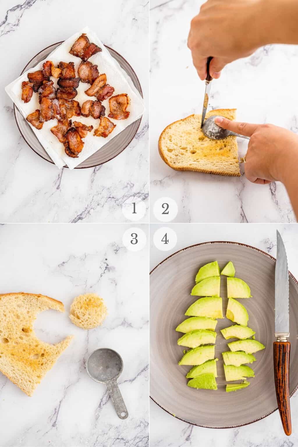 Mini BLT Appetizer Sandwiches - Make It Skinny Please