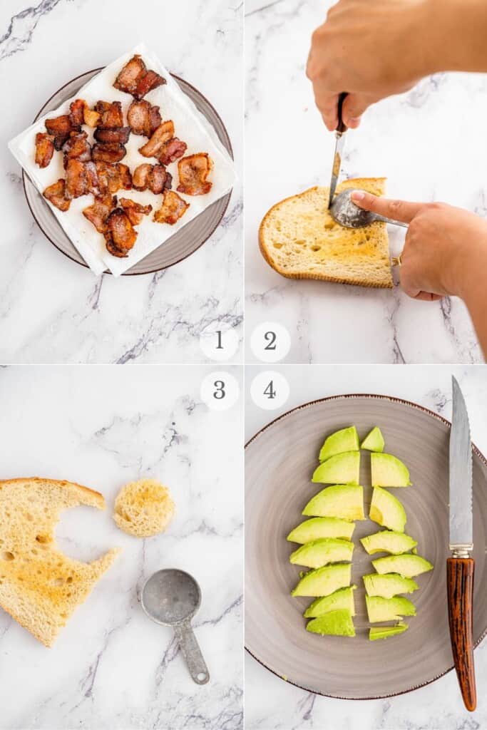 Mini BLT Appetizer Sandwiches - Make It Skinny Please